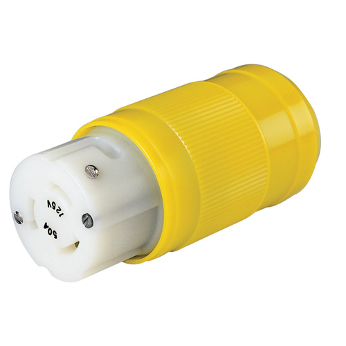 MARINCO Female Connector, 32A 230V, Yellow
