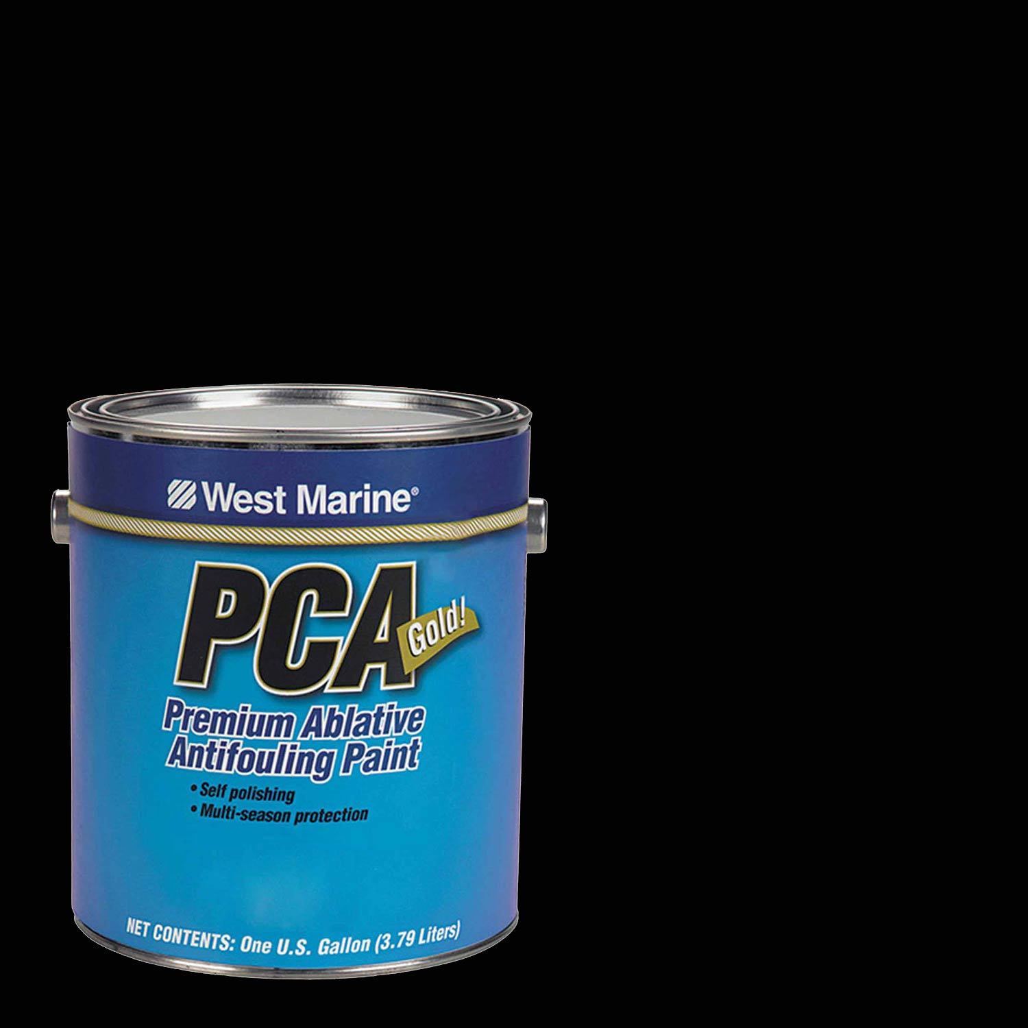 WEST MARINE PCA Gold Ablative Antifouling Paint, Black, Gallon