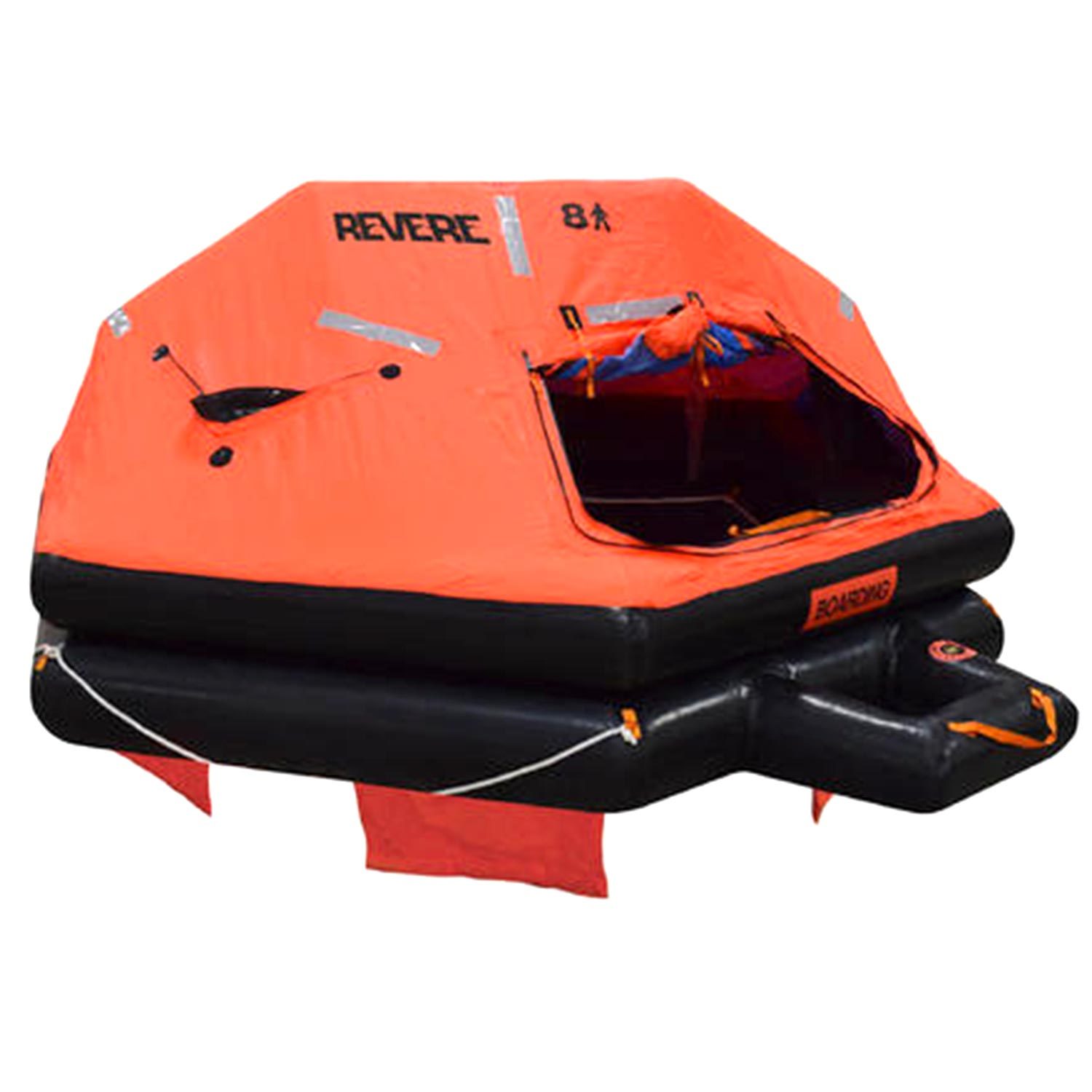 REVERE SURVIVAL USCG/SOLAS 8-Person Low Profile Life Raft A-Pack