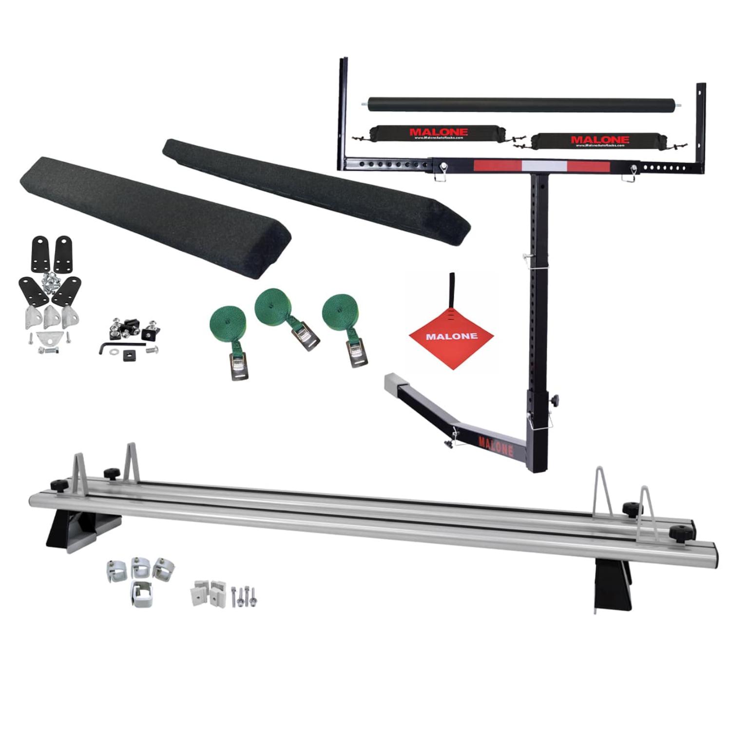 MALONE AUTO RACKS CrossBed / Bunk Kit / Axis - 1 Kayak Bundle