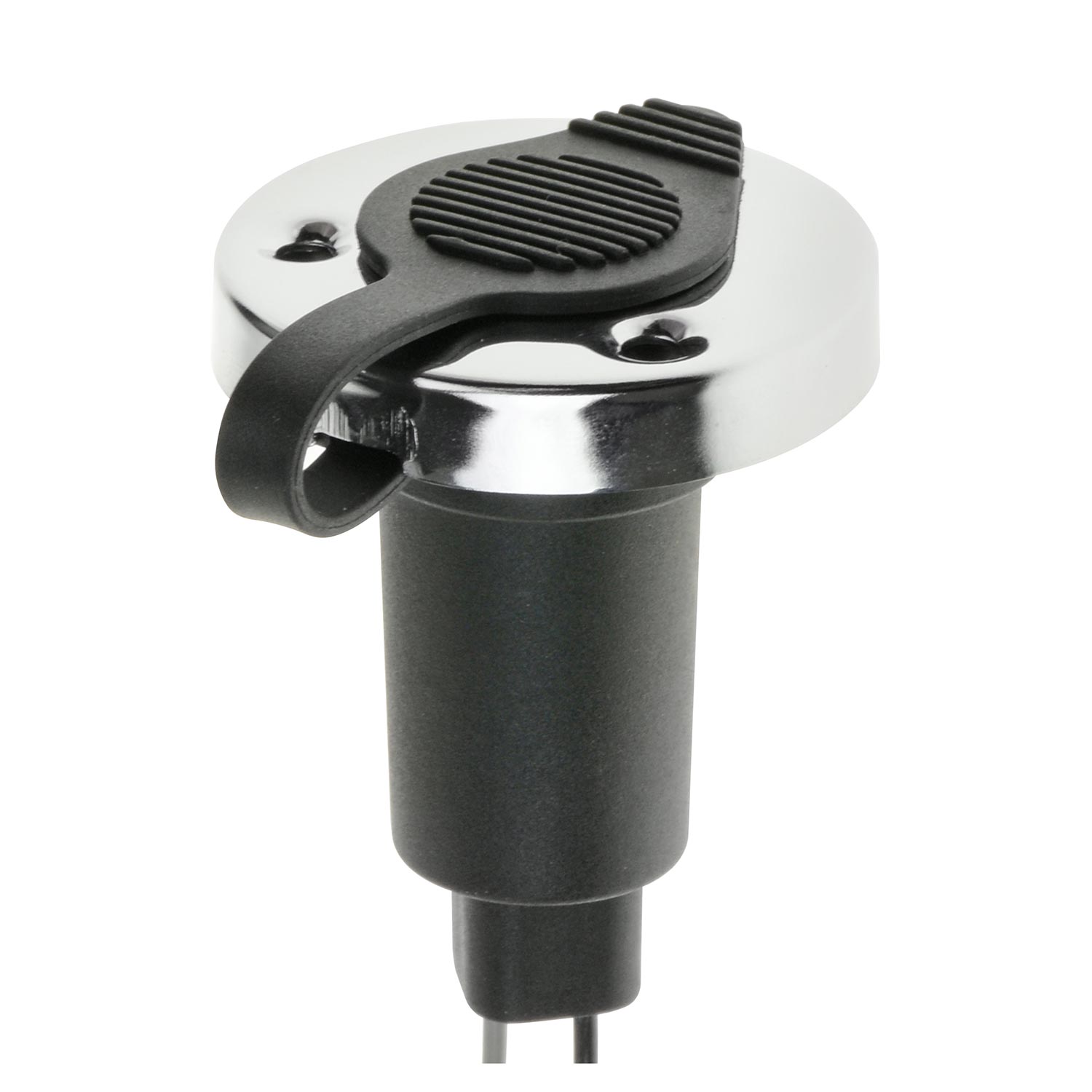 SEAVOLT Stern Light Base, Round, Stainless Steel, 12V DC