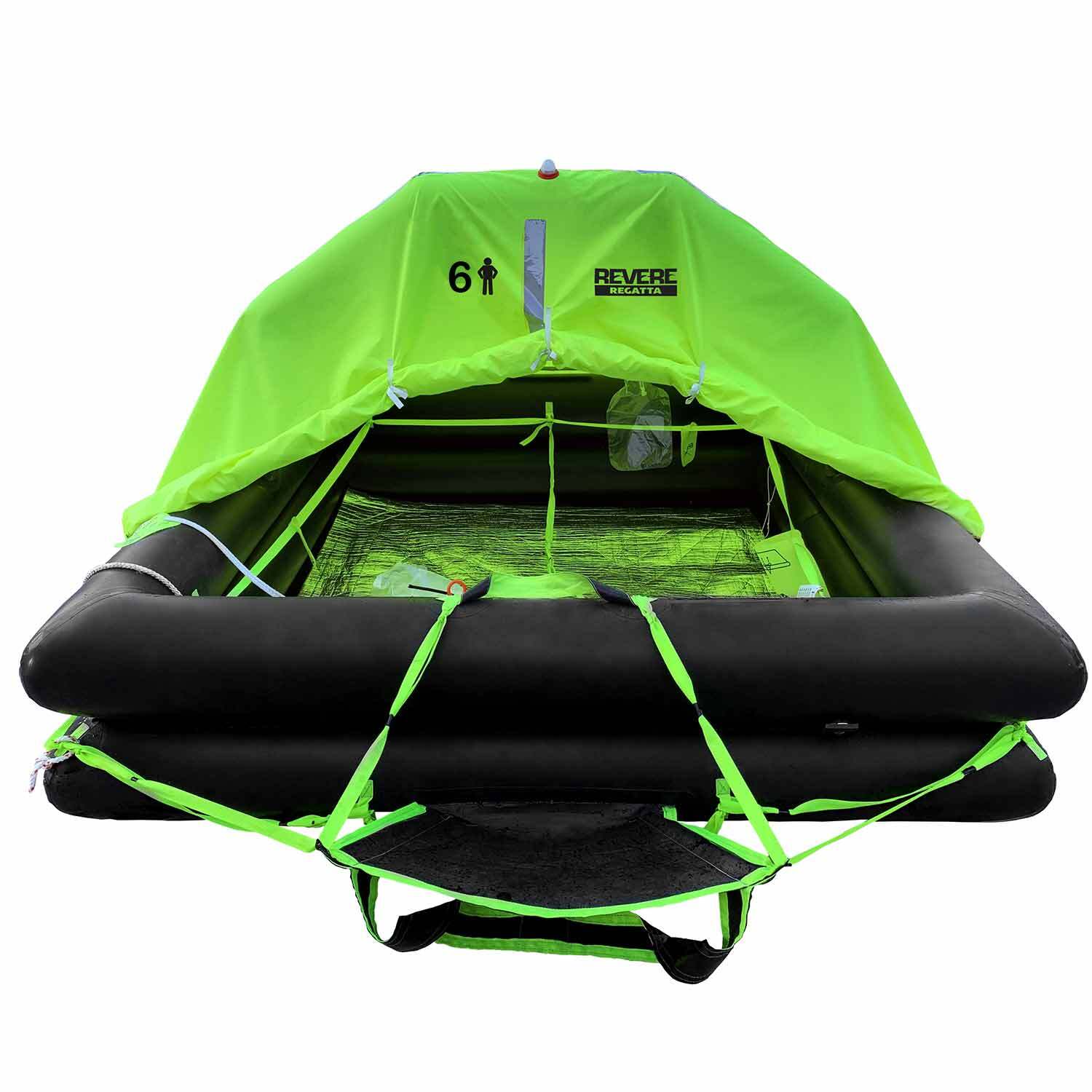 REVERE SURVIVAL Regatta 6-Person Life Raft, Container