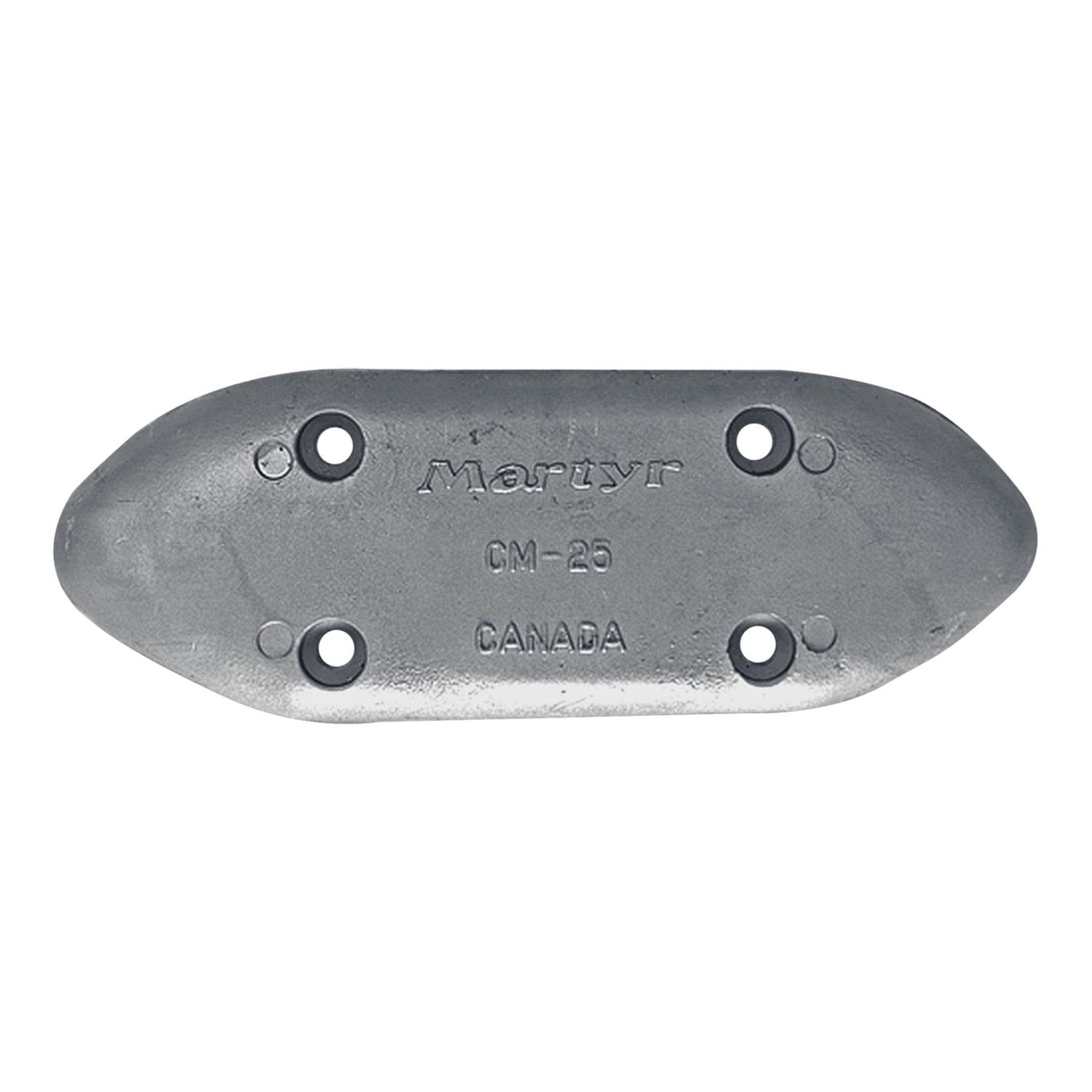 MARTYR Bolt-On Magnesium Small Streamlined Hull Anode, 3.25" x 9.08" x ...