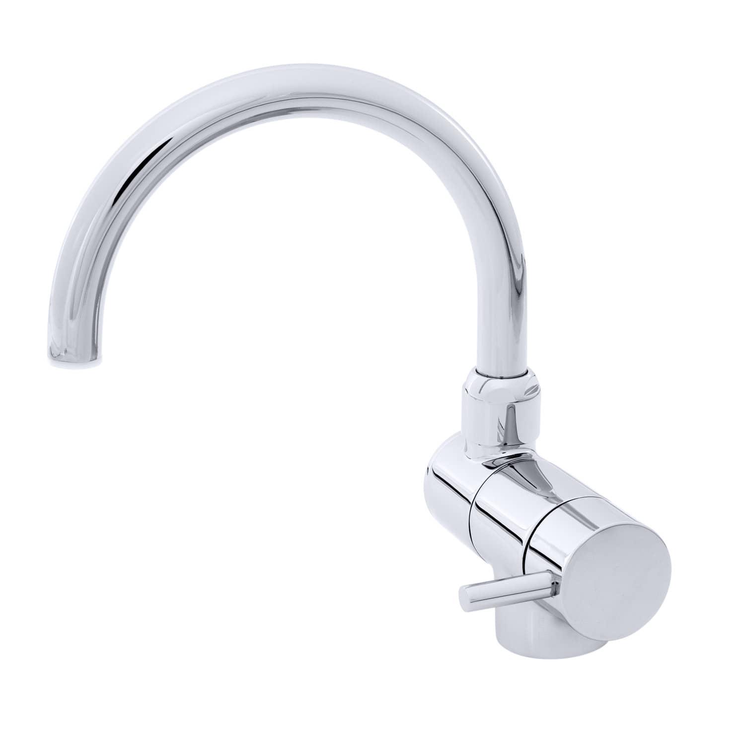 AMBASSADOR MARINE Aidack Folding Faucet, Cold Only, Arc Spout, Chrome