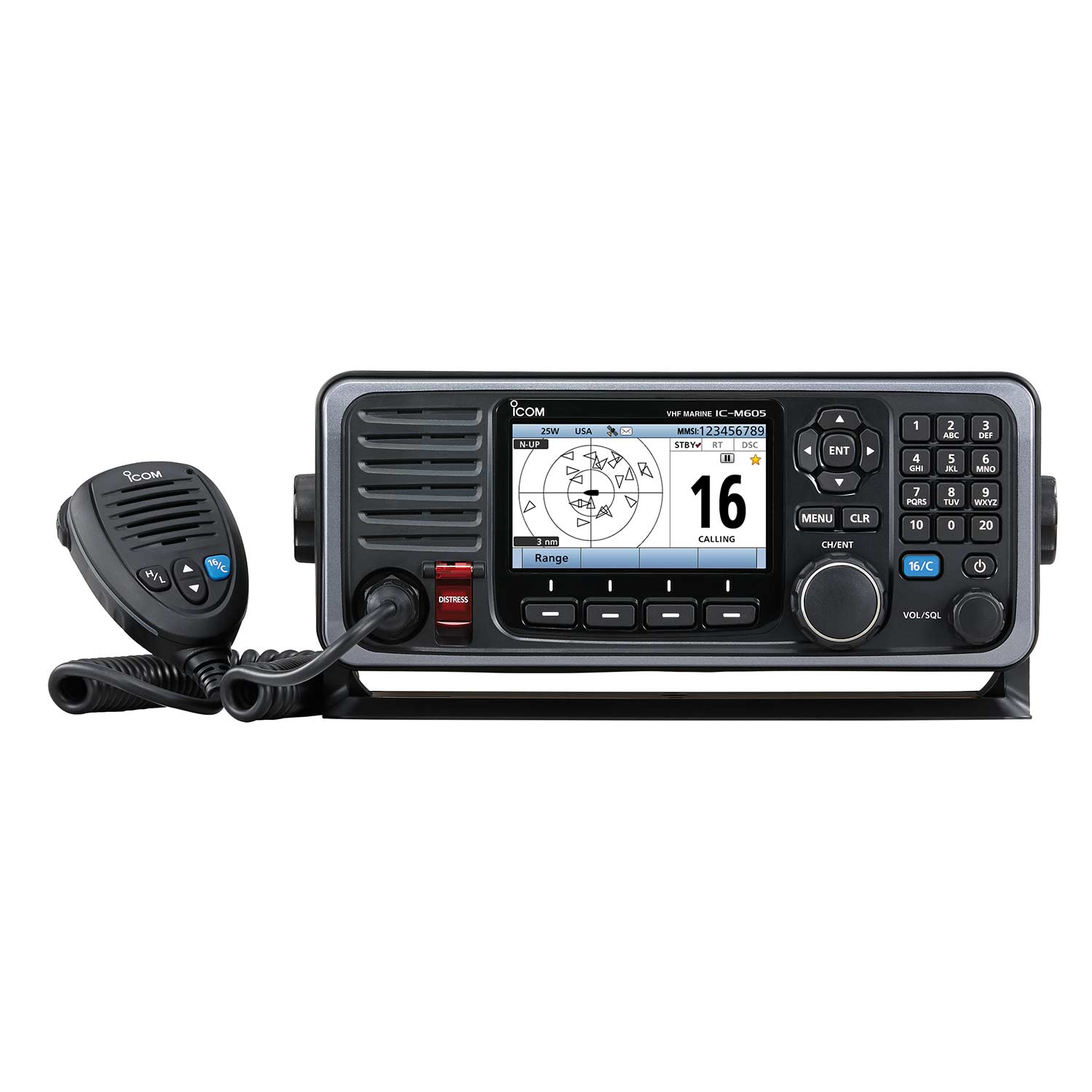 ICOM M605 VHF Radio with AIS & Color Display