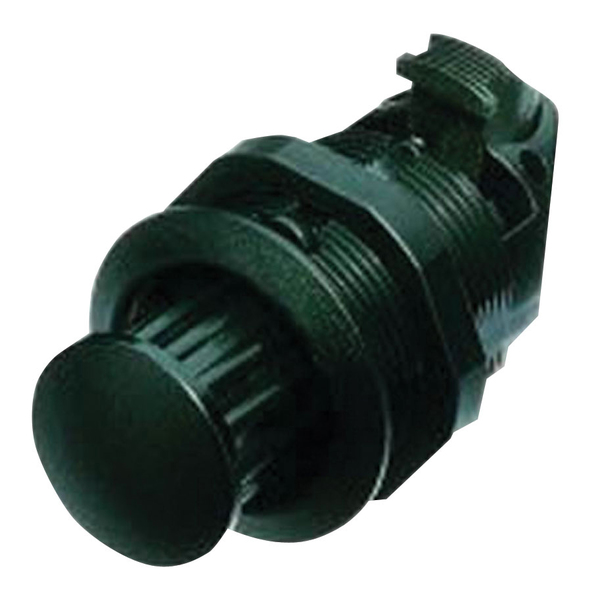 SOUTHCO MARINE M1-2A Pop-Out Knob Latches, Fixed Grip, Black Plastic