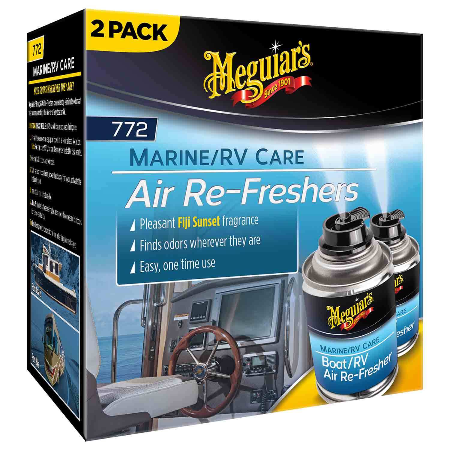 MEGUIARS Boat/RV Air Refreshers (Twin Pack)
