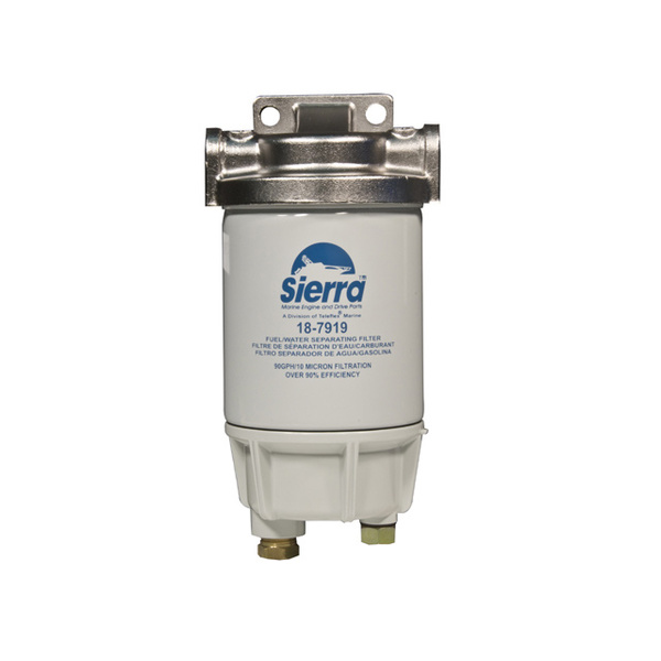 SIERRA 18-7938 Fuel Filter/Water Separator Kit 1/4" Stainless Steel ...