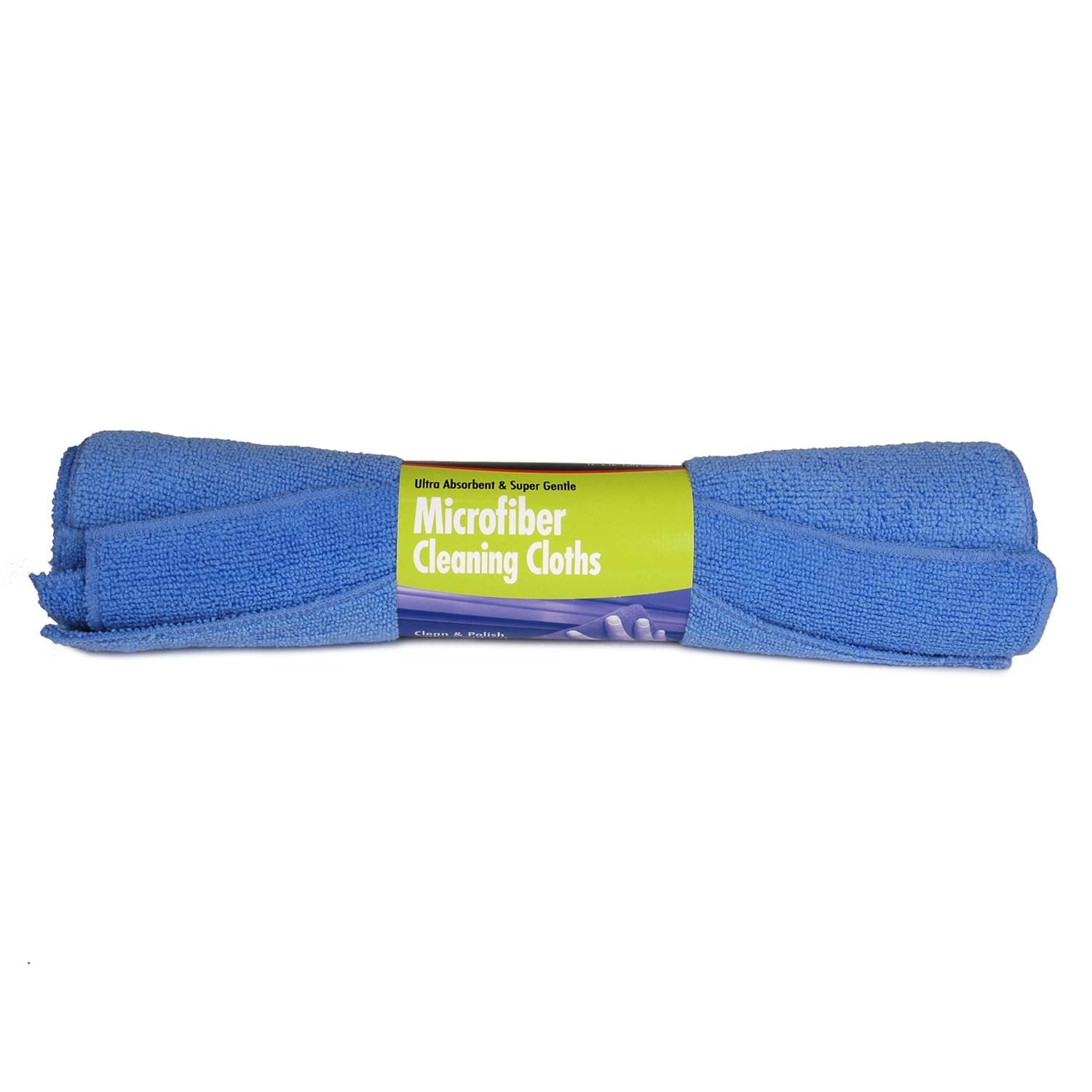 BUFFALO Microfiber Cloths, 12" x 16", 3-Pack