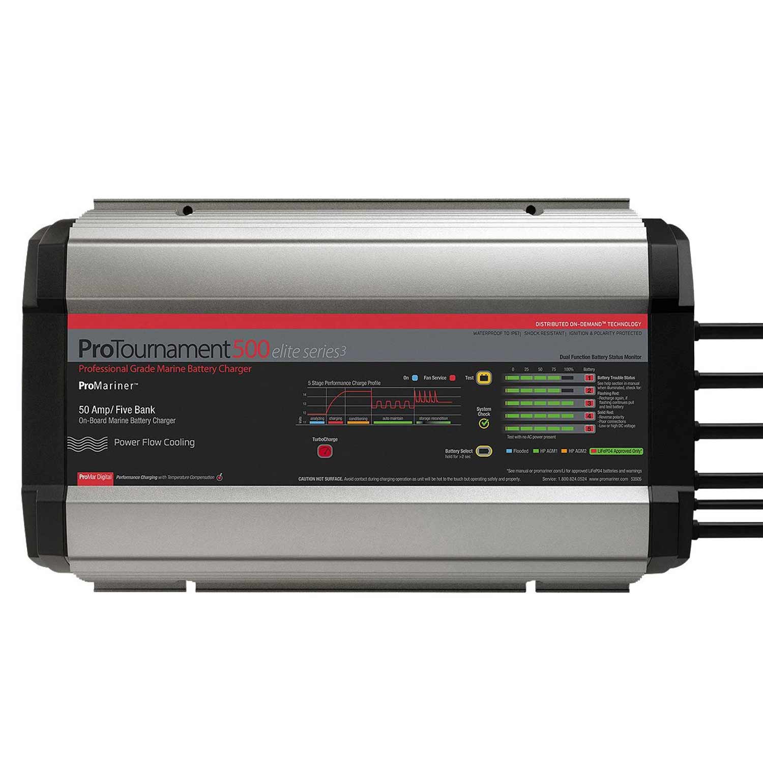 ProTournament500 5-Bank Marine Battery Charger