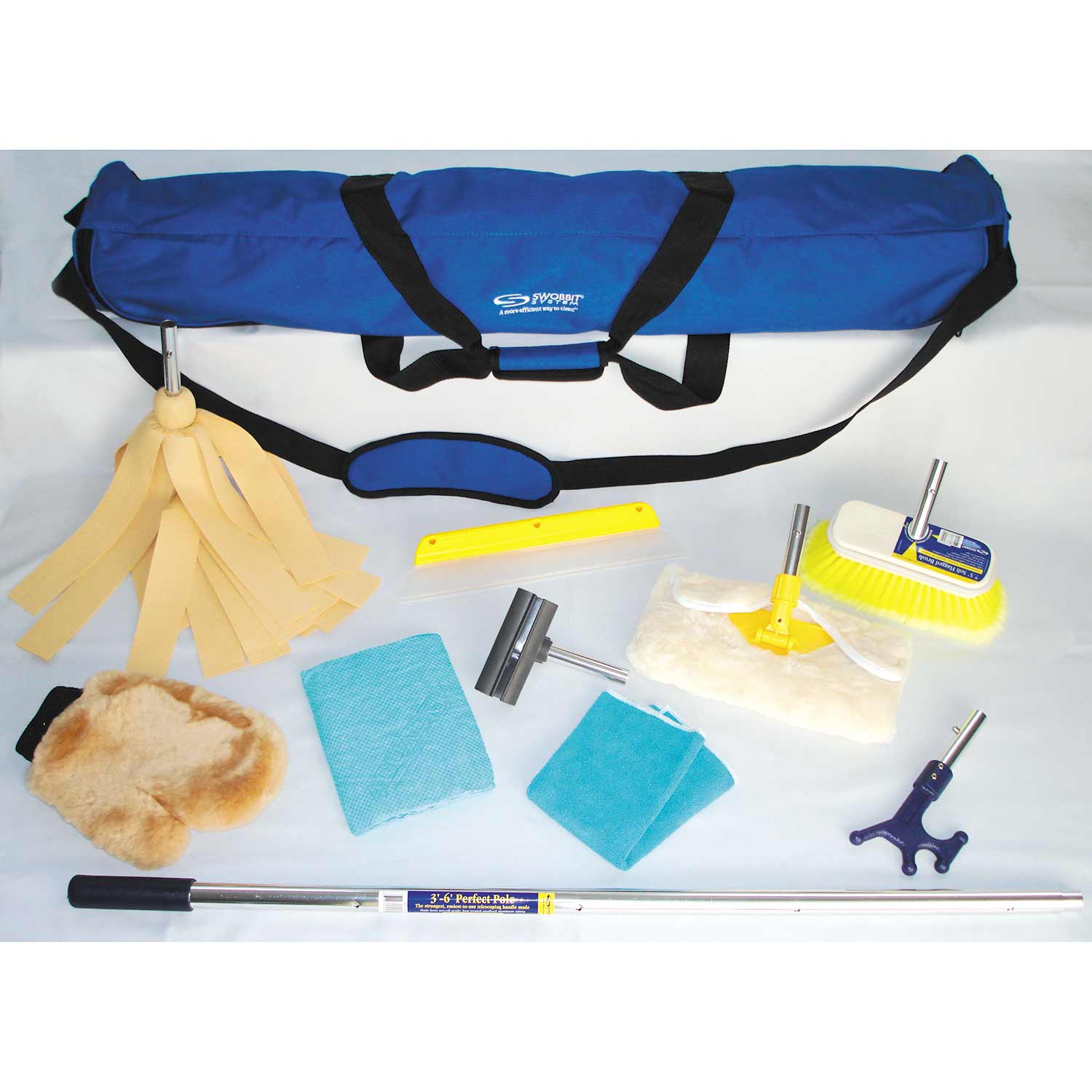 SWOBBIT Deluxe Watercraft Cleaning Kit with Bag