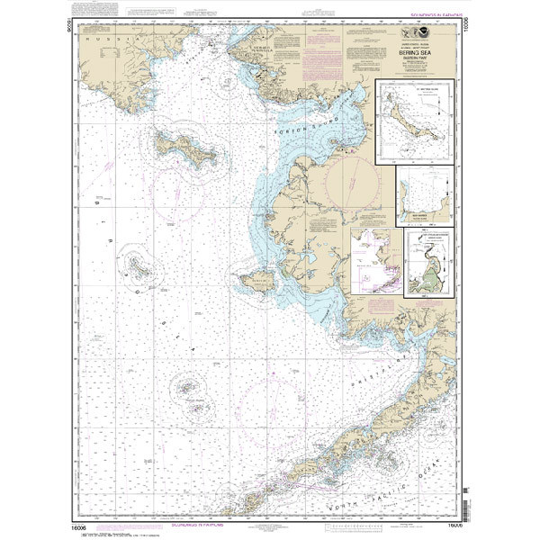 MAPTECH #16006 Bering Sea Eastern Part St. Matthew Island Bering Sea