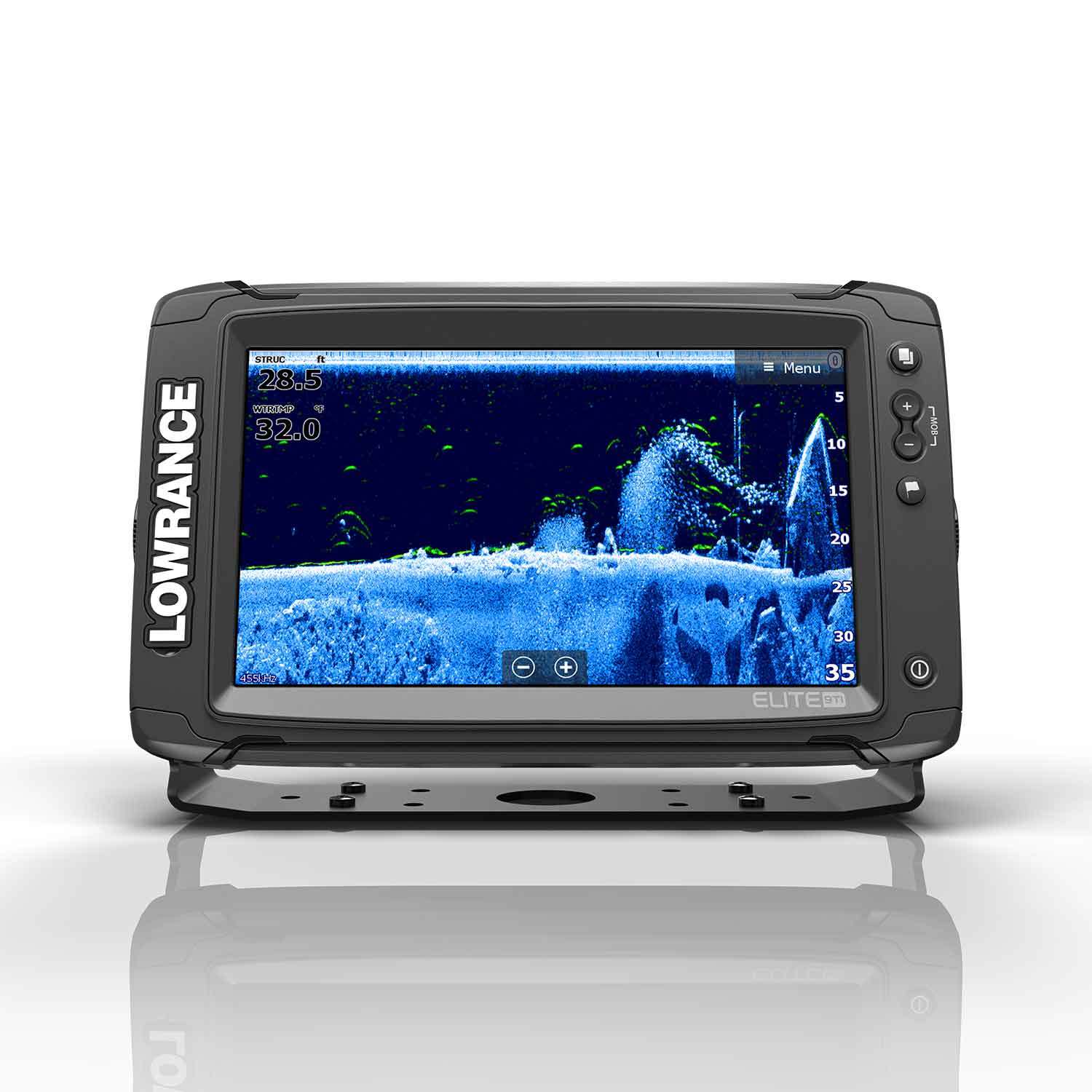 LOWRANCE Elite-9 Ti Fishfinder/Chartplotter Combo with Insight Basemap ...