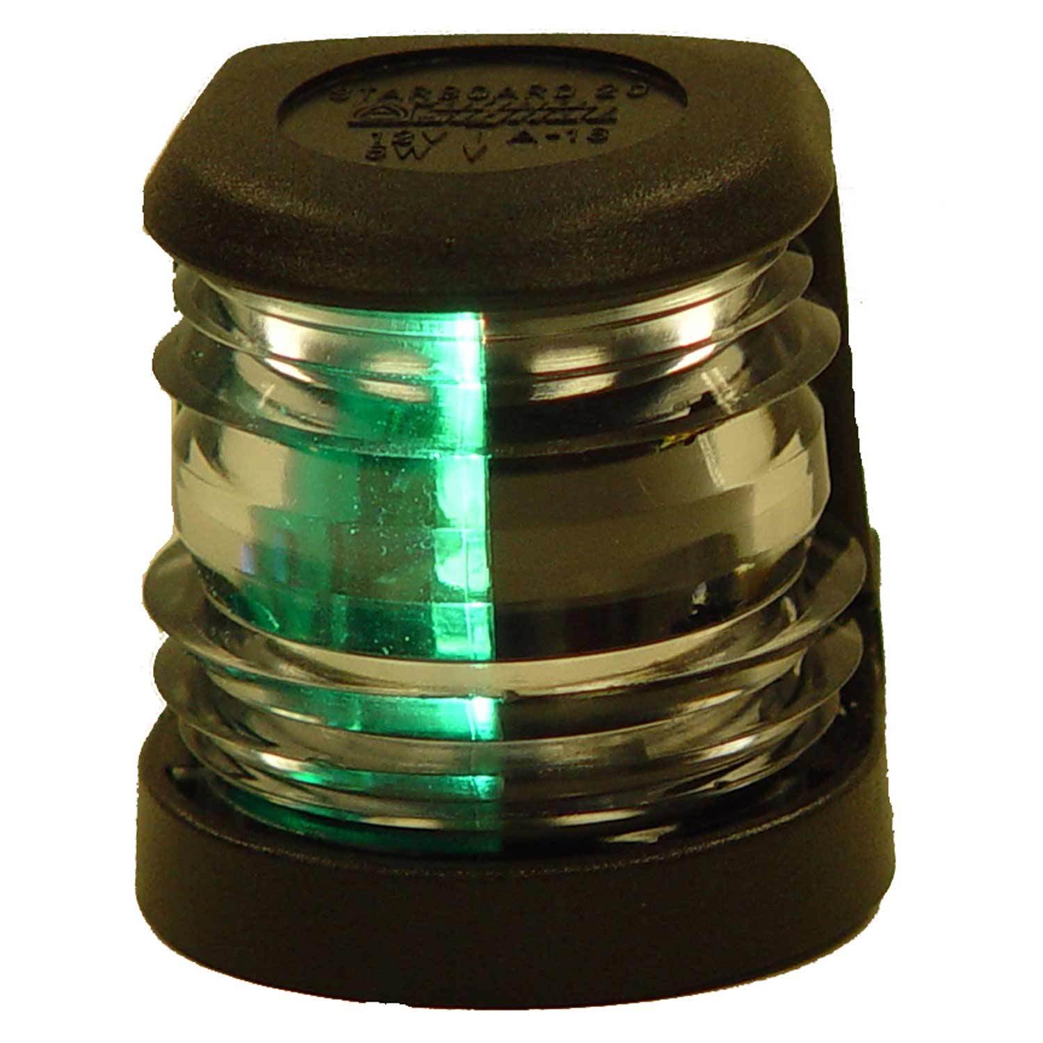 AQUA SIGNAL Series 20 Deck Mount Starboard Navigation Light