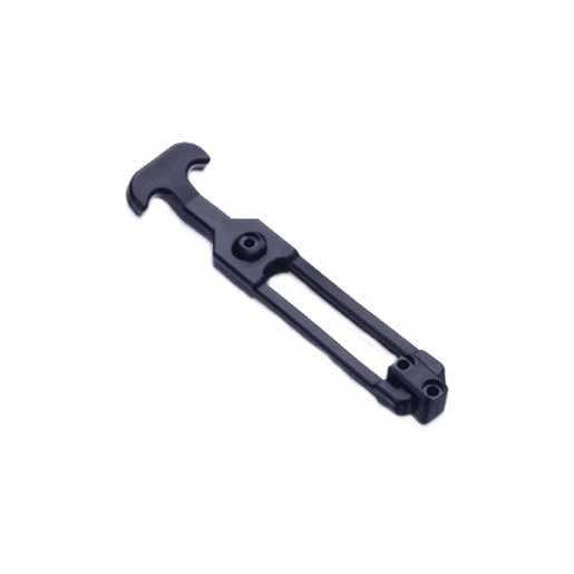 SOUTHCO MARINE Flexible T-Handle Latch, Front Mount, Black