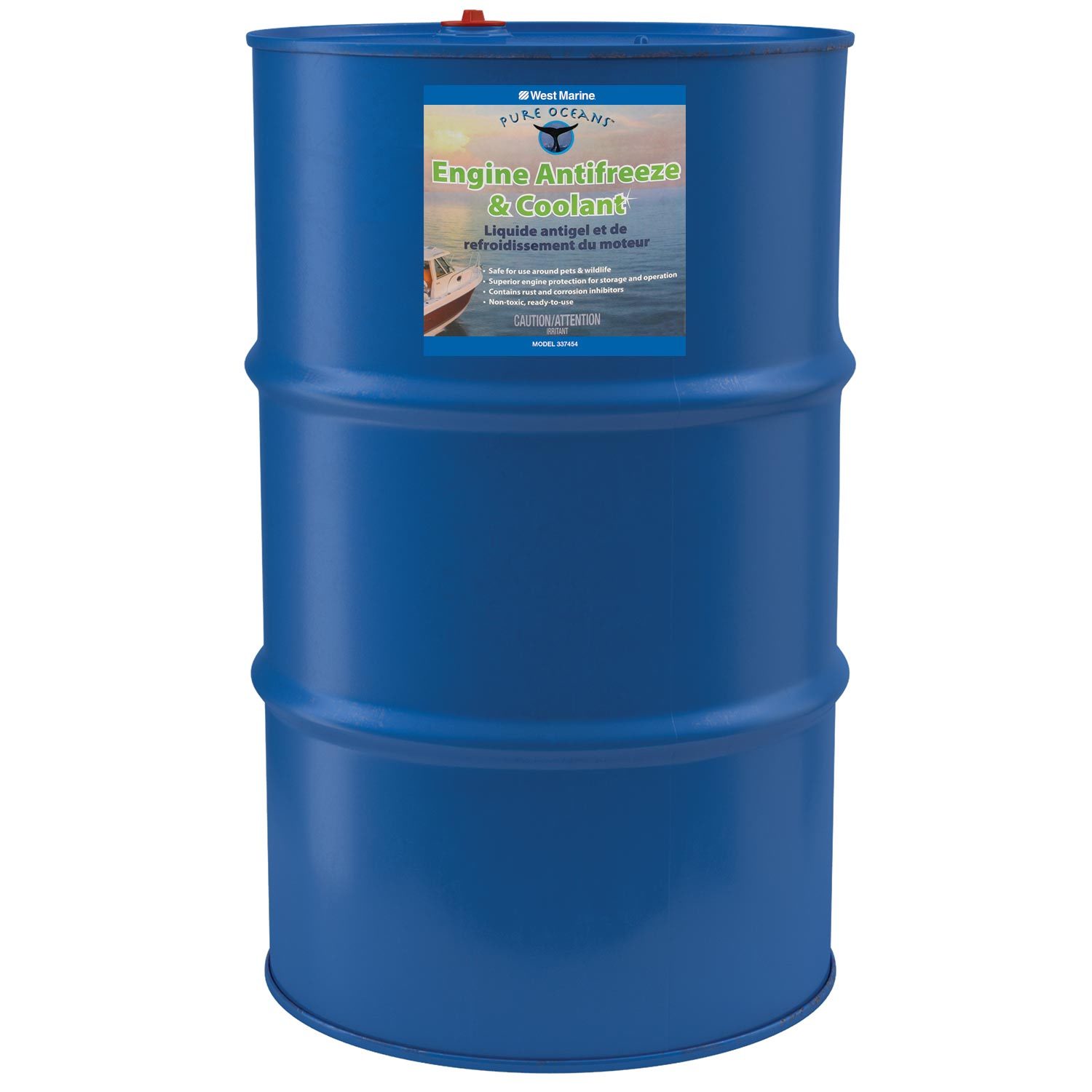 WEST MARINE Pure Oceans Antifreeze & Coolant, 55 Gallons