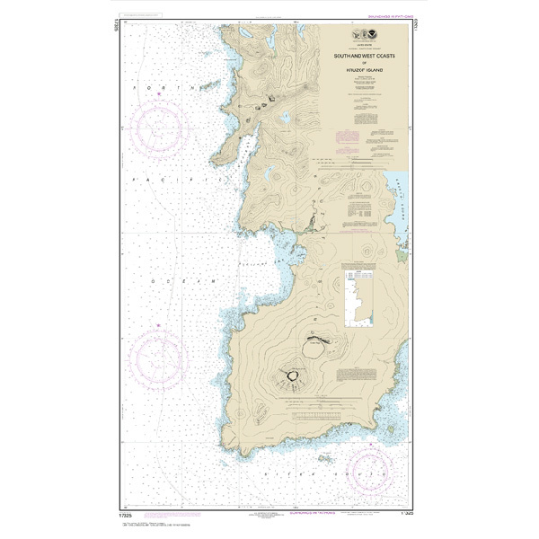 MAPTECH #17325 South & West Coasts of Kruzof Island