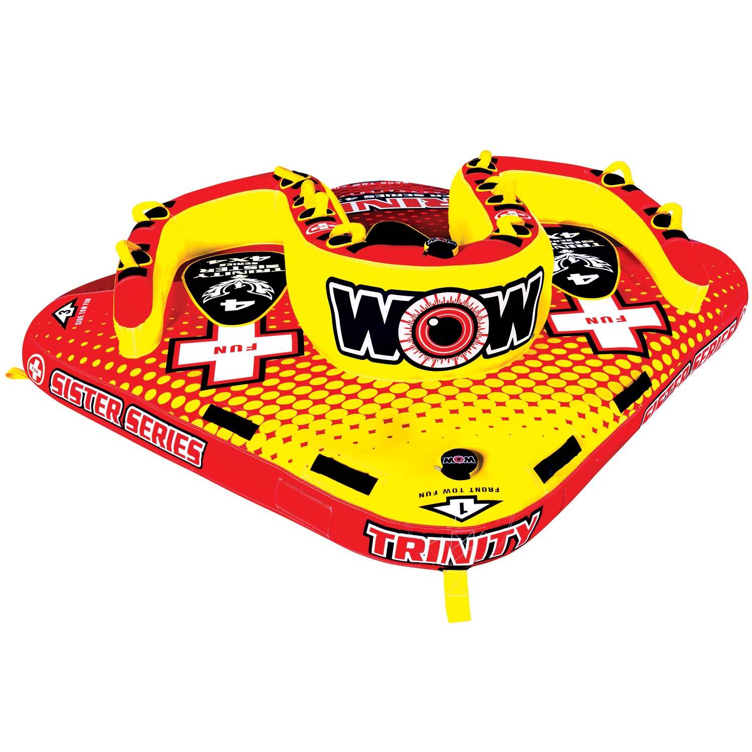 WOW SPORTS Trinity Sister Series 4-Person Towable Tube
