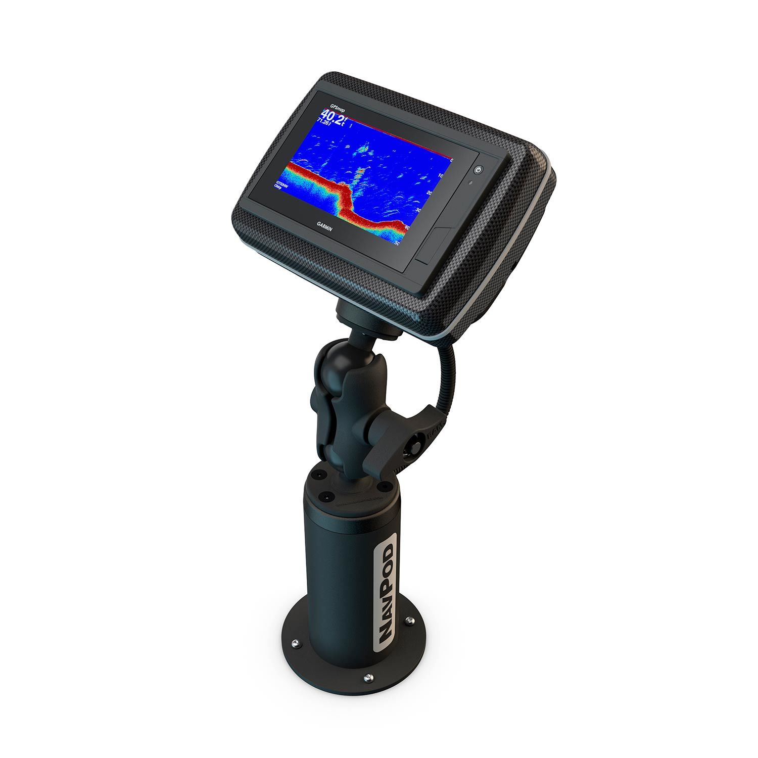 NAVPOD PedestalPod with RAM Mount Pre-Cut for Garmin GPSMAP 742xs, 742 ...