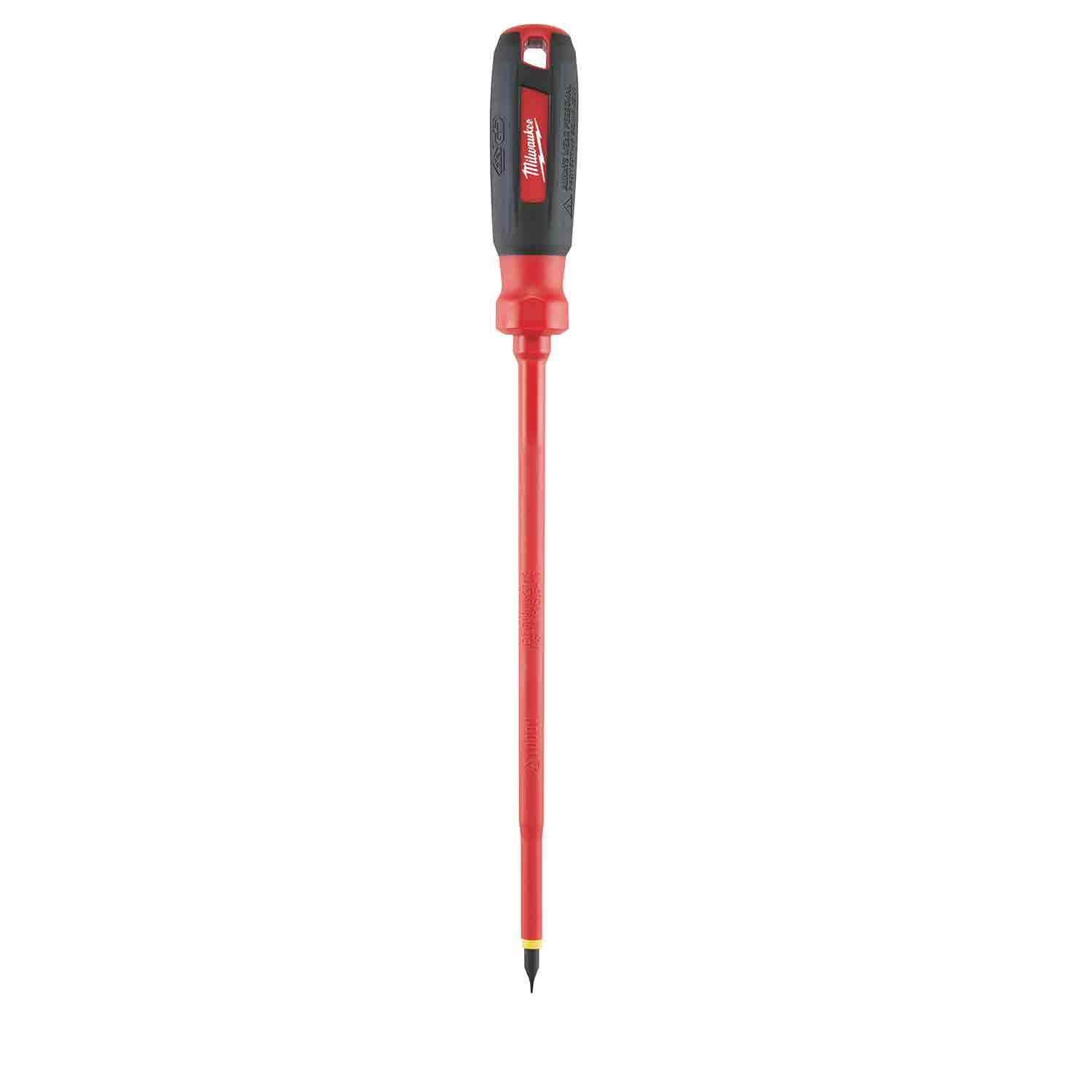 MILWAUKEE 3/16" Cabinet - 8" 1000 V Insulated Screwdriver