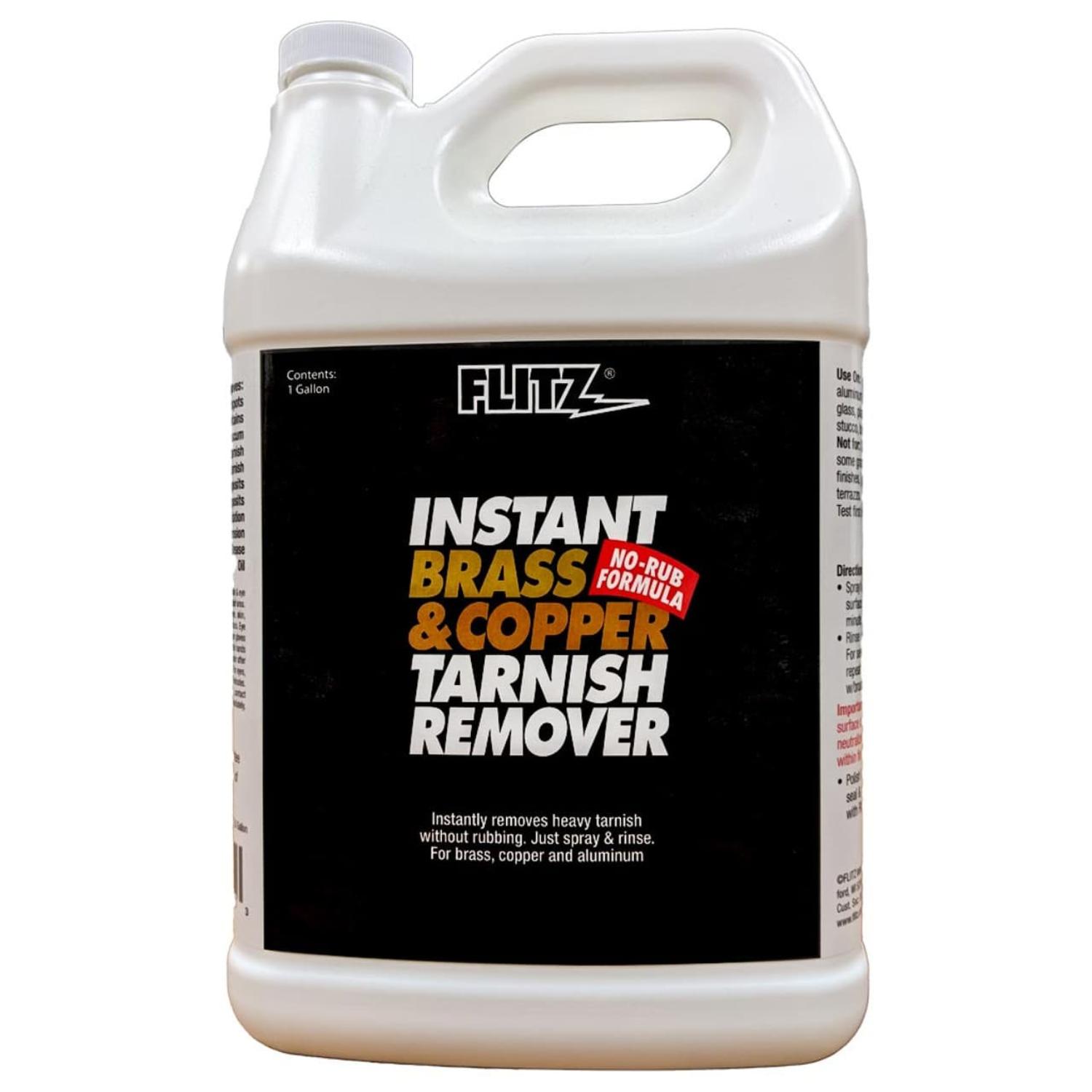 FLITZ Flitz Instant Brass & Copper Tarnish Remover, Gallon