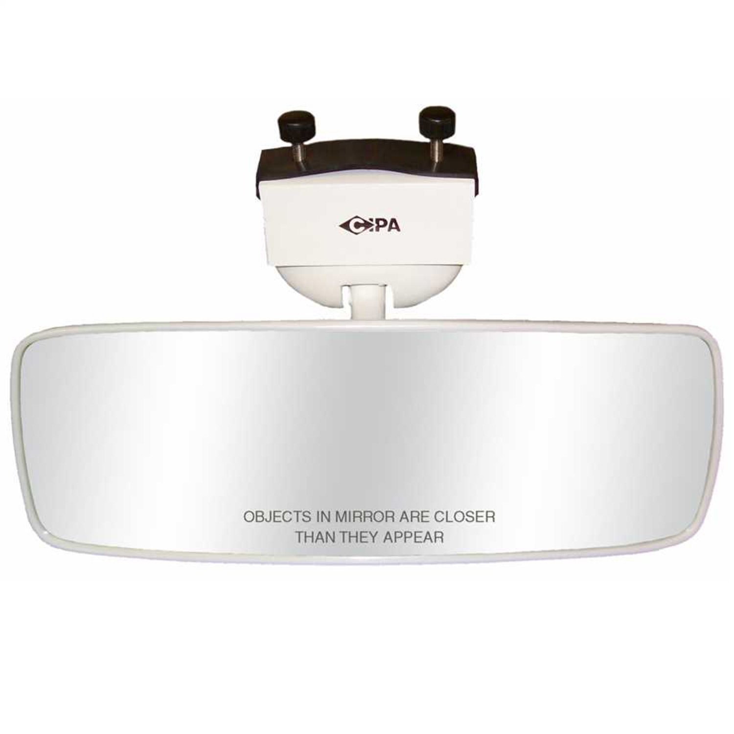 CIPA Comp II Universal Fit Ski Mirror, White