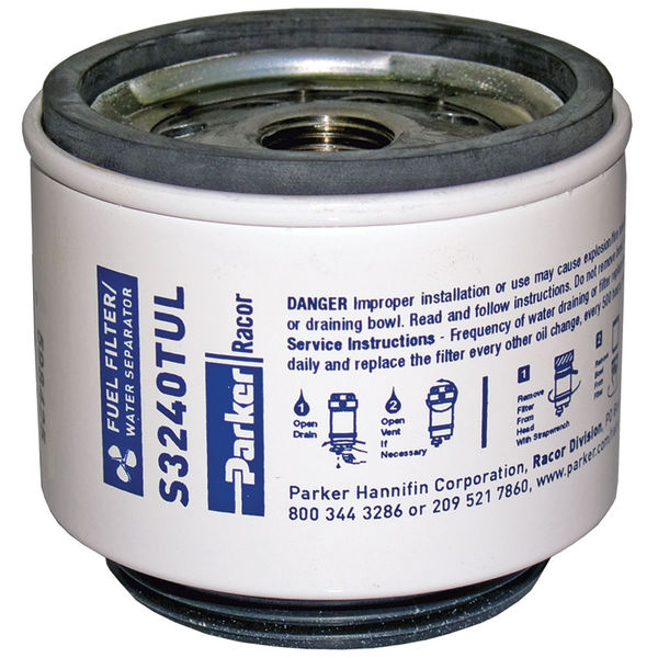 Racor S3240TUL Spin‑On Fuel Filter/Water Separator 10 Micron