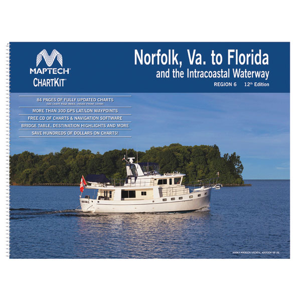 MAPTECH ChartKit Region 6, 12th Edition Norfolk Va. to Florida and the ...
