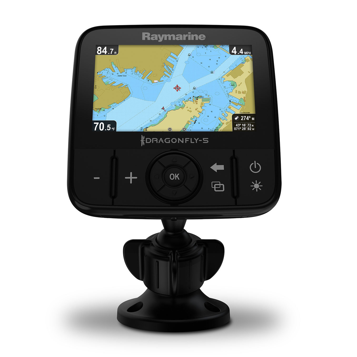 RAYMARINE Dragonfly™ 5m Chartplotter with C-Map Charts