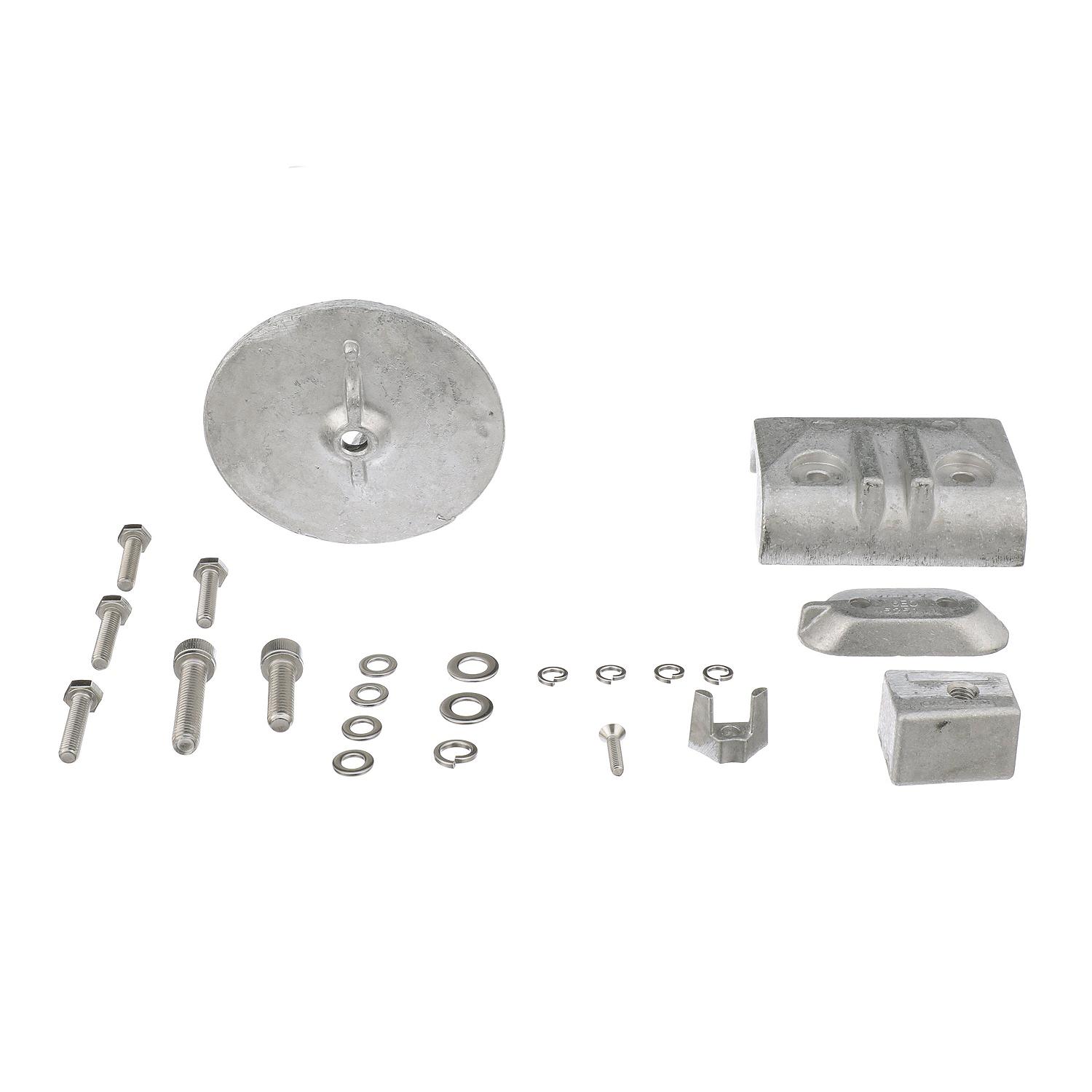 QUICKSILVER Quicksilver 8M6008009 Aluminum Anode Kit for Yamaha 40-50hp ...