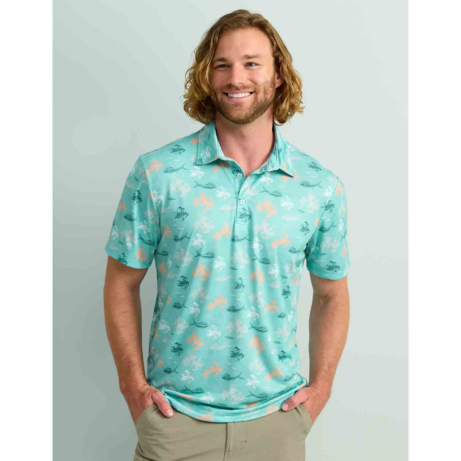 HUK Men's KC Pursuit Polo