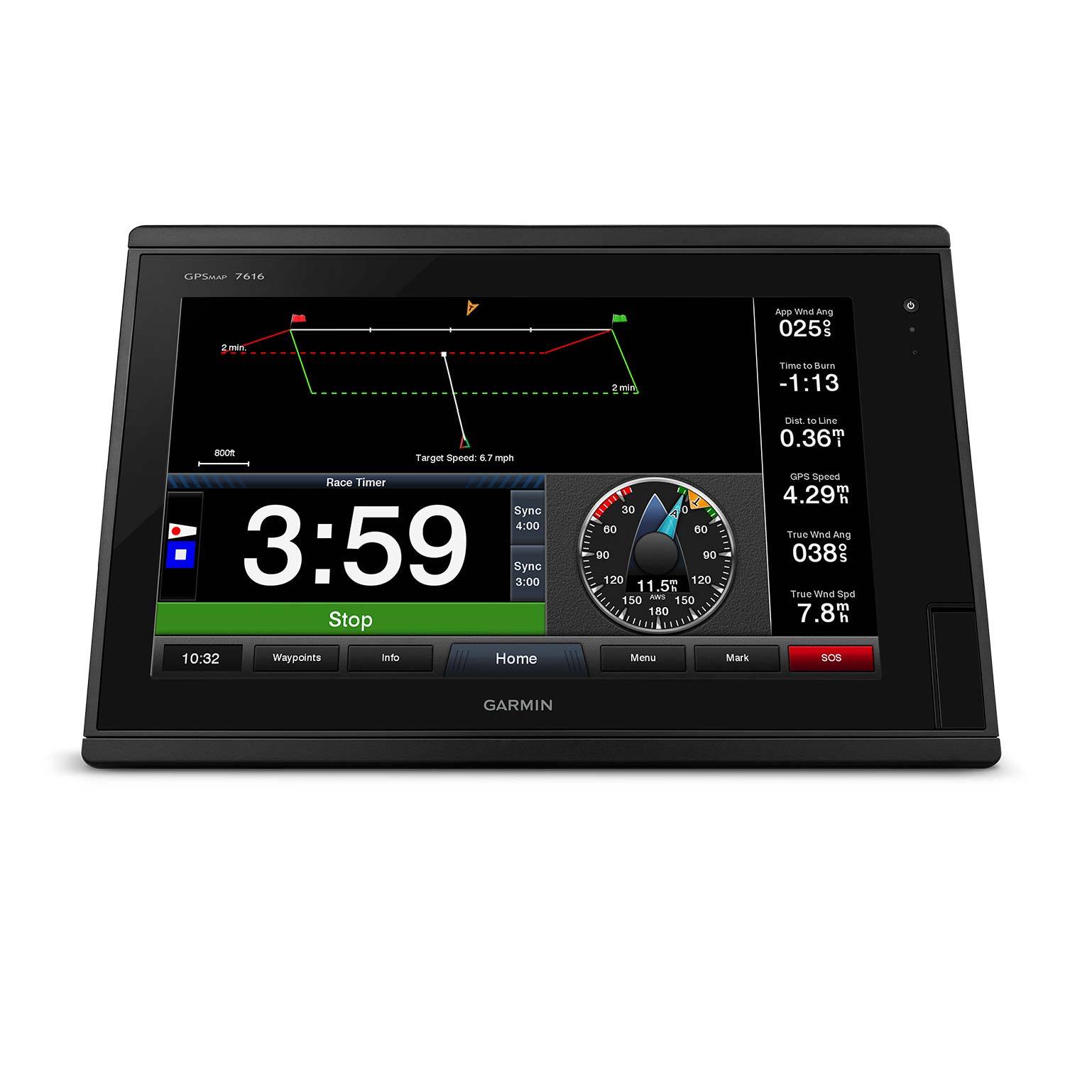 GARMIN GPSMAP 7616 Multifunction Display with U.S. BlueChart g2 and ...