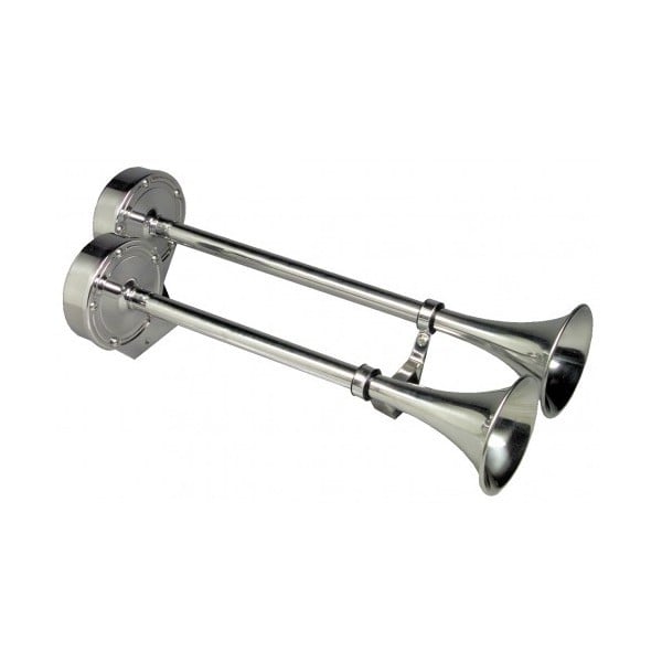 ONGARO MARINE Deluxe Stainless Steel Waterproof Dual Trumpet