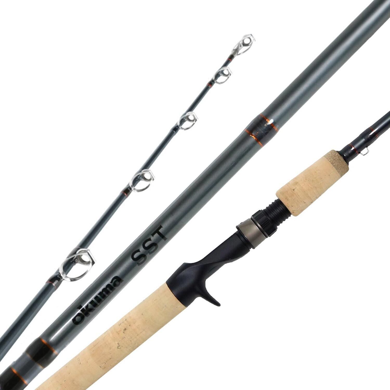 OKUMA 5'6" SST Halibut Baitcasting Rod, Extra Heavy Power