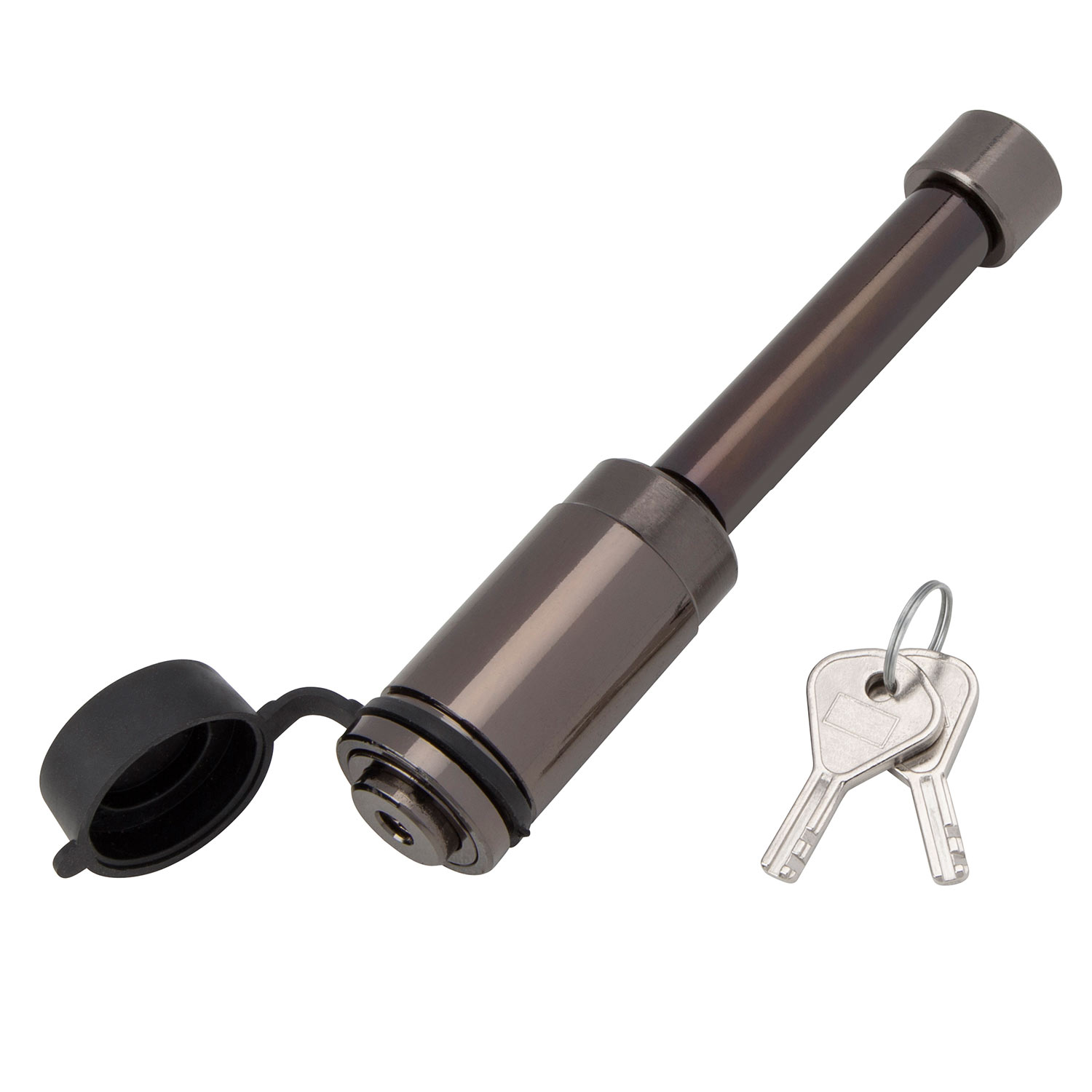 BROK 1/2" & 5/8" Black Nickel Sleeved Receiver Lock