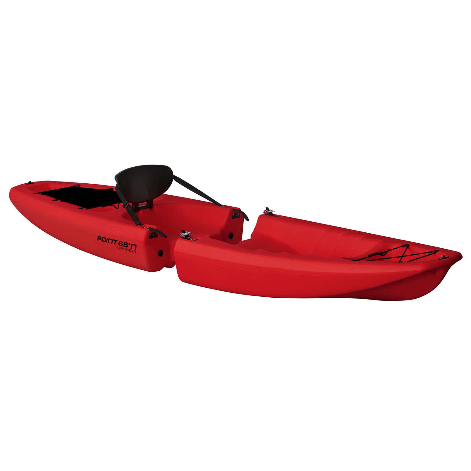 POINT 65 Apollo Solo Modular Sit-On-Top Kayak, Red