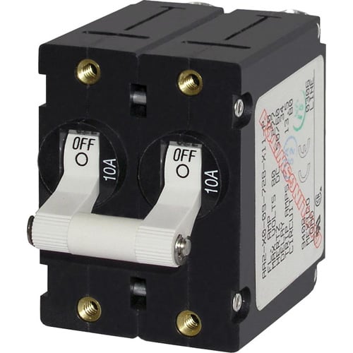 BLUE SEA SYSTEMS CE World Double Pole Circuit Breakers for 110V AC