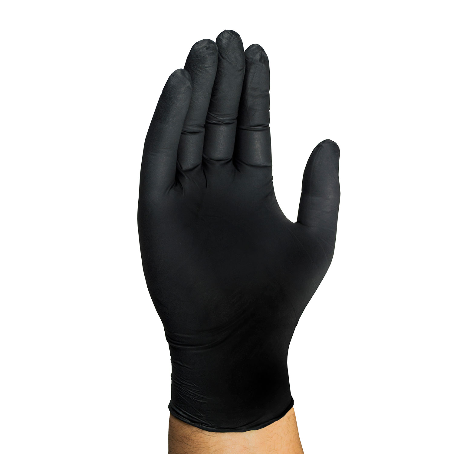 MECHANIX WEAR 5 Mil Heavy Duty Black Nitrile Gloves, 50-Pack