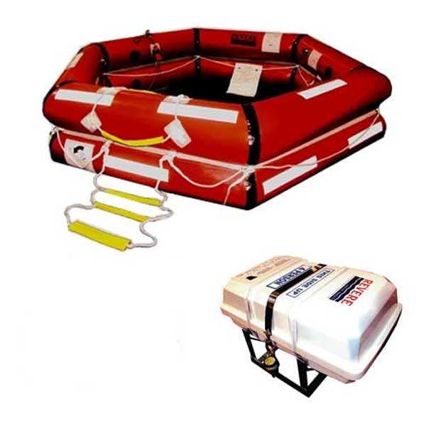SURVIVAL TECHNOLOGIES ShoreMaster IBA Life Raft, 4-Person, Container ...