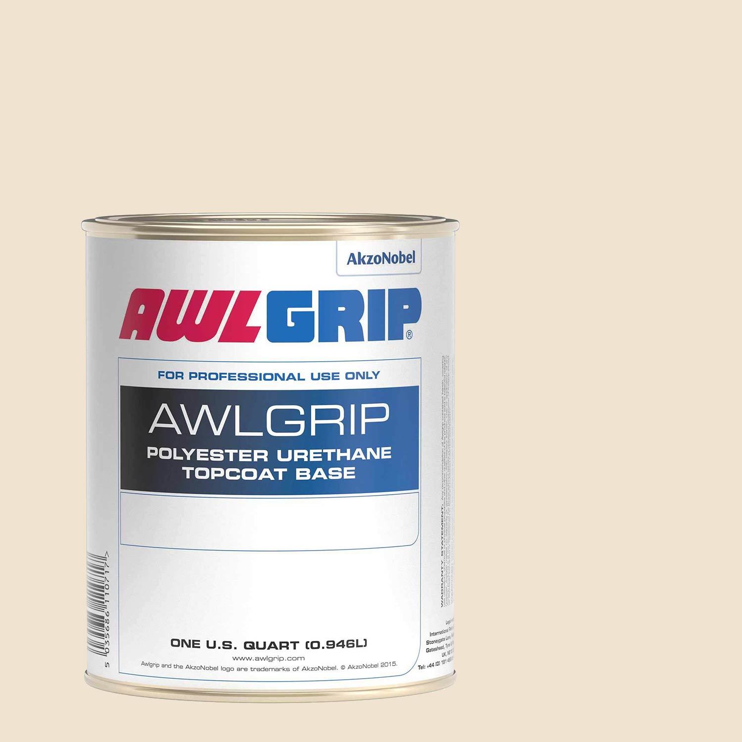 AWLGRIP Two-Part Enamel Paint, Cream, Quart