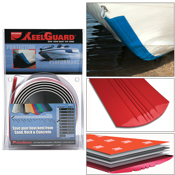 MEGAWARE KEELGUARD 5' KeelGuard Protection Strip, Gray