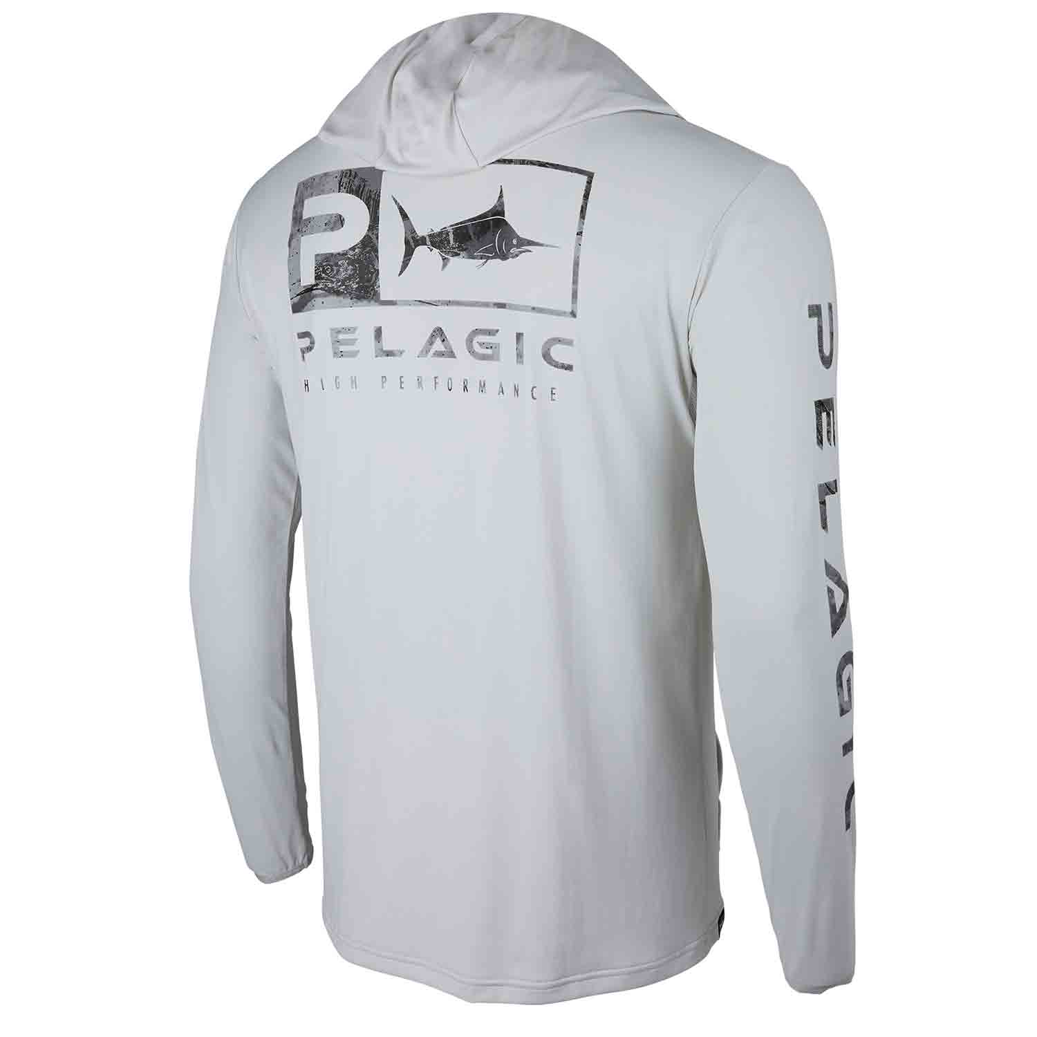 PELAGIC Men's Defcon Icon Hooded Shirt