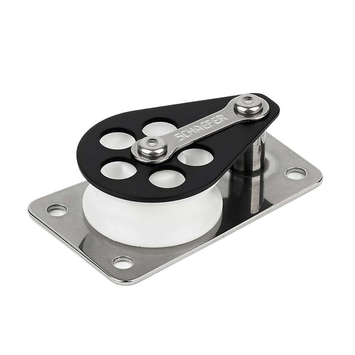 SCHAEFER Single Cheek Block on Flat Base, 2.5oz.