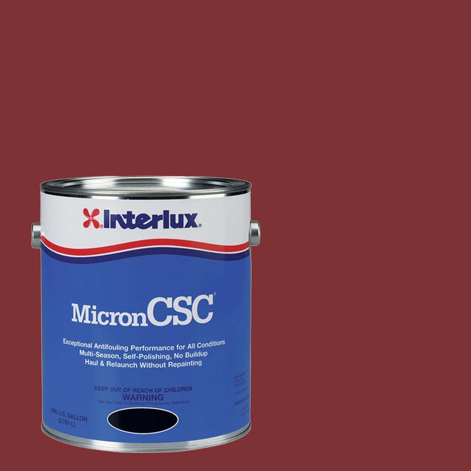 INTERLUX Micron CSC Antifouling Paint, Red, Quart