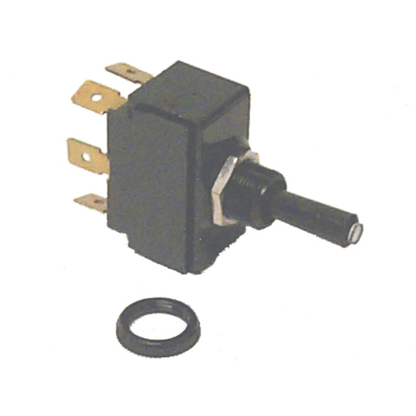 SIERRA Tip Lit Toggle Switch, Mom On-Off-Mom On, SPDT