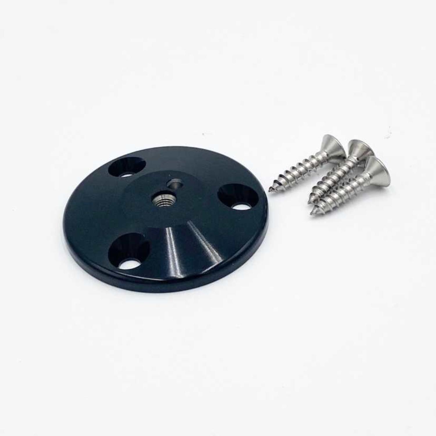 PANTHER BASE PLATE - BLACK ANOD ALUM PKG'D