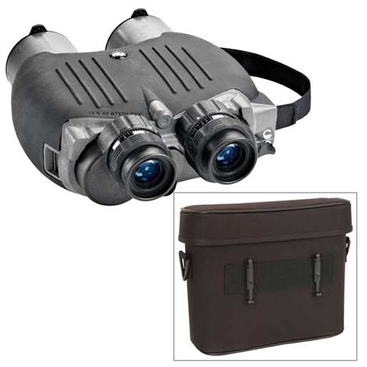 FRASER OPTICS Bylite 14 x 40 Gyro-Stabilized Binoculars with Pouch
