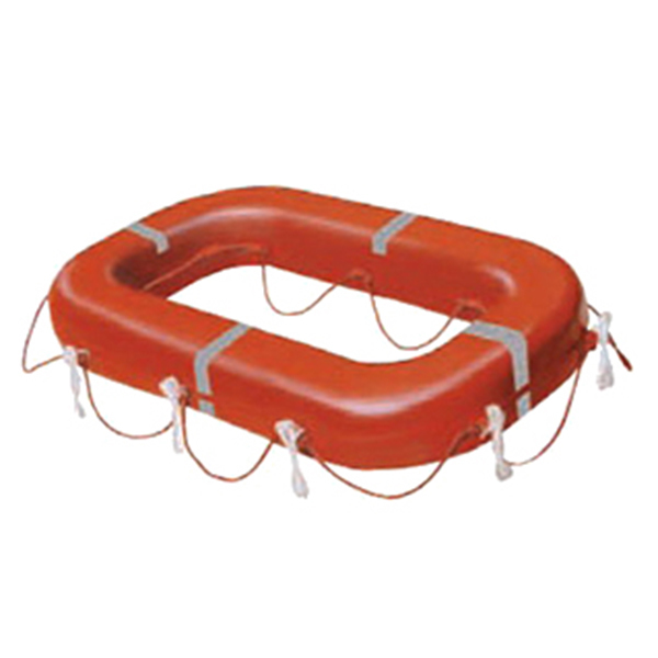 JIM BUOY Rectangular 22-Person Glass Reinforced Life Float