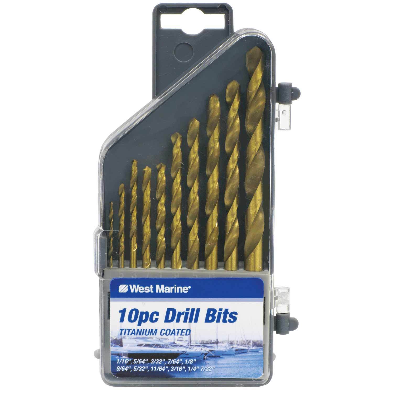 WEST MARINE 10-Piece Drill Bit Set
