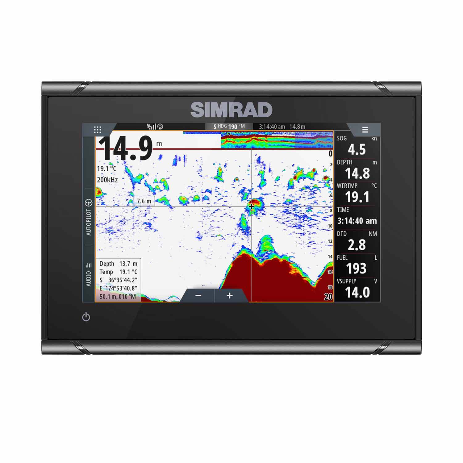 Simrad GO7 XSR Combo + HDI & C-MAP Charts